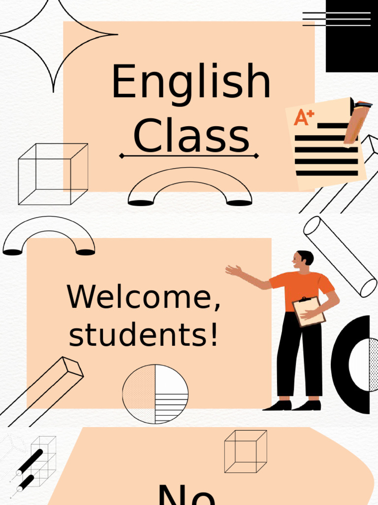 Modern Orange English Class Education Presentation | PDF