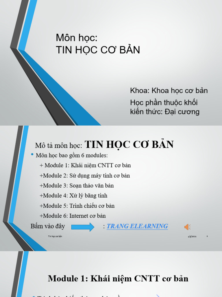 THCB - Buoi 1 | PDF