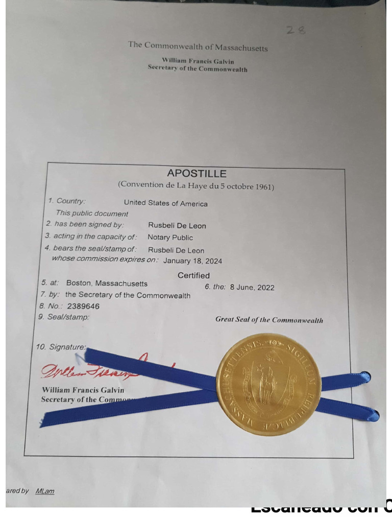 Apostilla USA | PDF