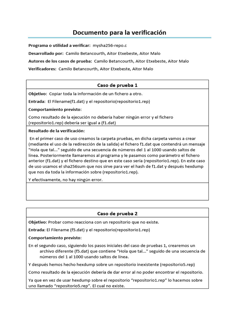 Verif Create Mytar P04 | PDF