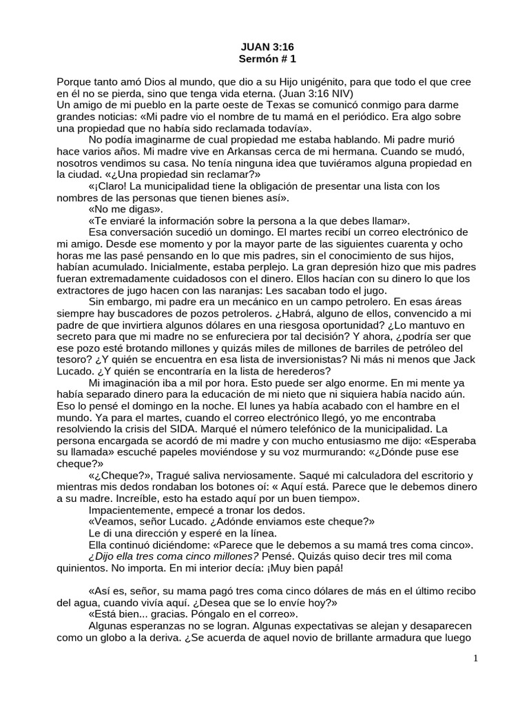 Juan 316 | PDF