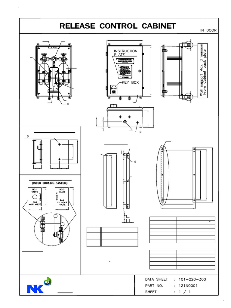 (NKTECH) Datasheet - (Recent) Release Control Cabinet (RCC) | PDF