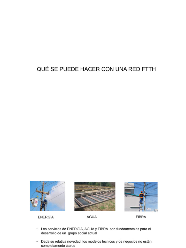 2.Que hacer con FTTH | PDF