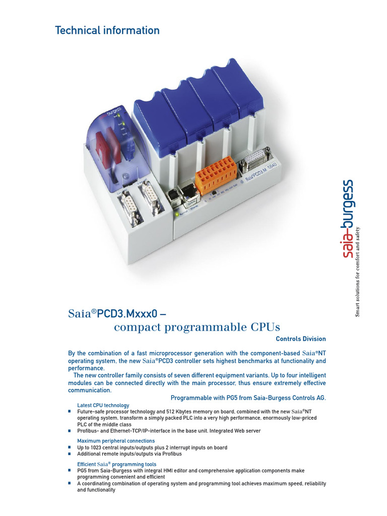 PCD3.Mxxx0 Especificacao Tecnica | PDF