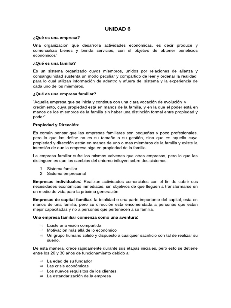 UNIDAD 6 | PDF