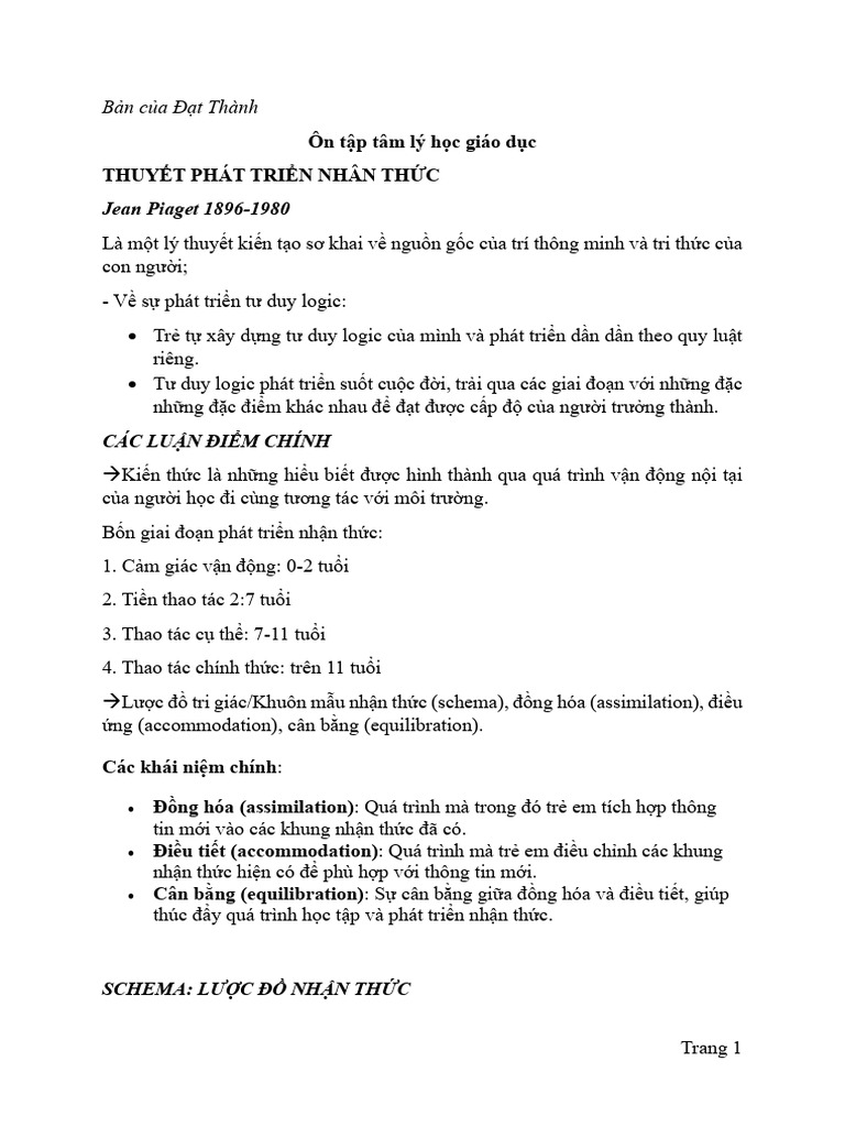 ôn tập tlh bản 2 | PDF