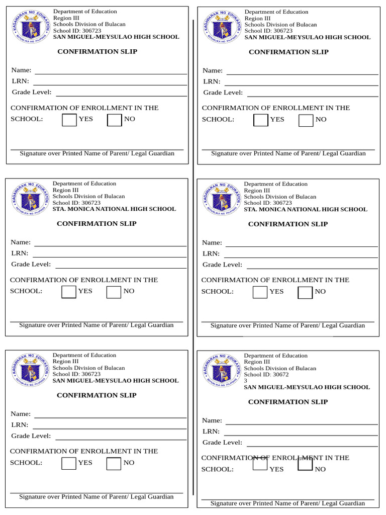 confirmation-slip | PDF