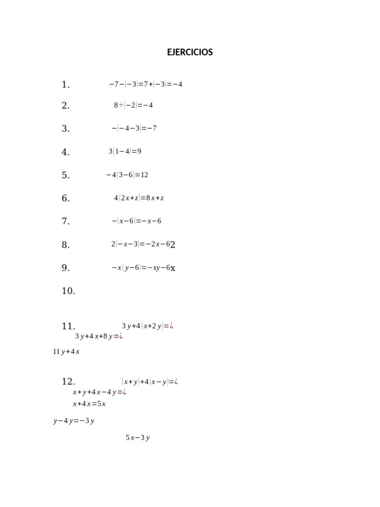 Ejercicios de Álgebra Básica | PDF | Ajedrez
