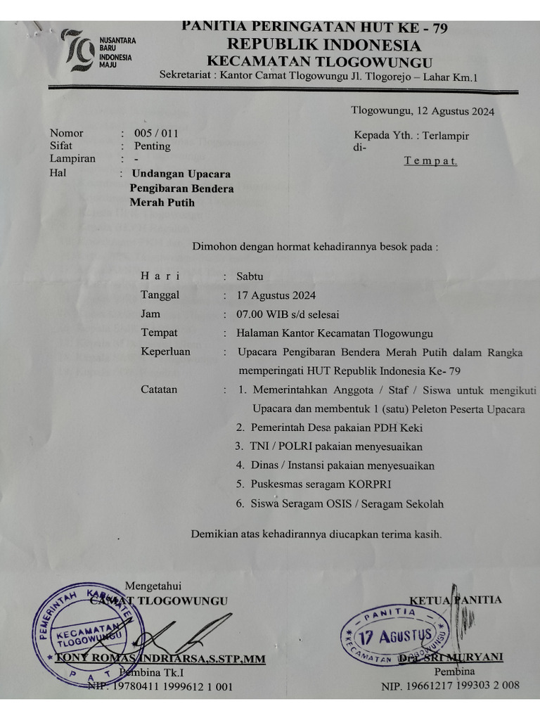 Und. Upc Pengibaran BDR MRH PTH | PDF