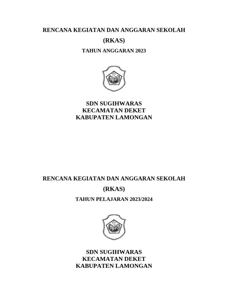 Cover RAPBS-RKAS | PDF