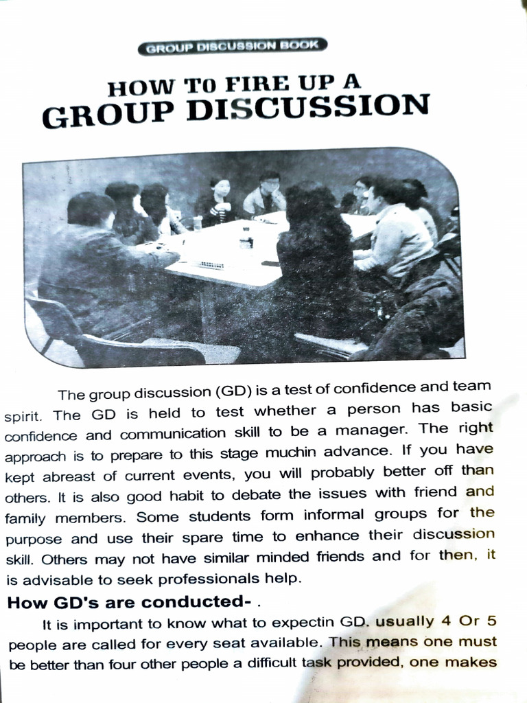Group Discussion | PDF