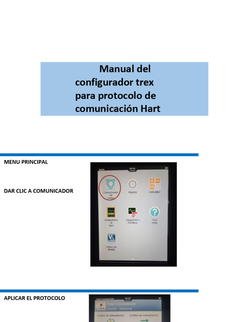 Presentación Manual Hart - Trex | PDF
