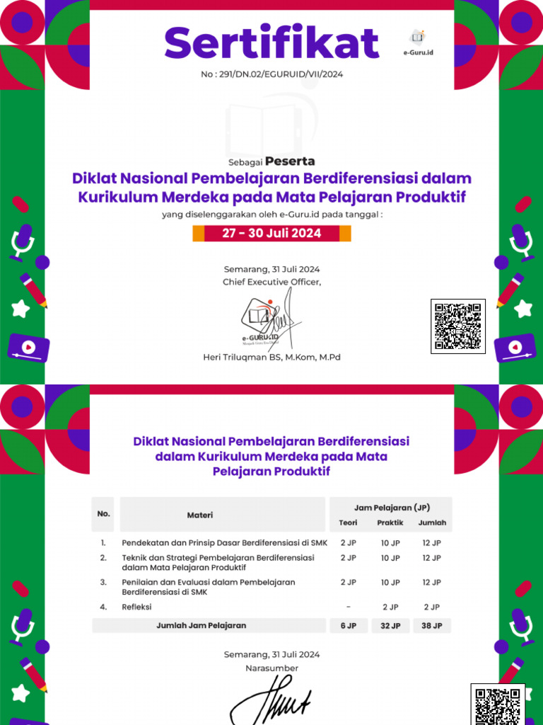 Sertifikat.H.HASAN S.Pd. | PDF