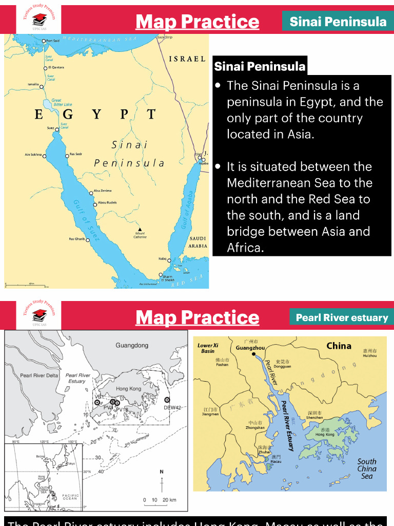 Places in News - Tireless Study Map Practice | PDF