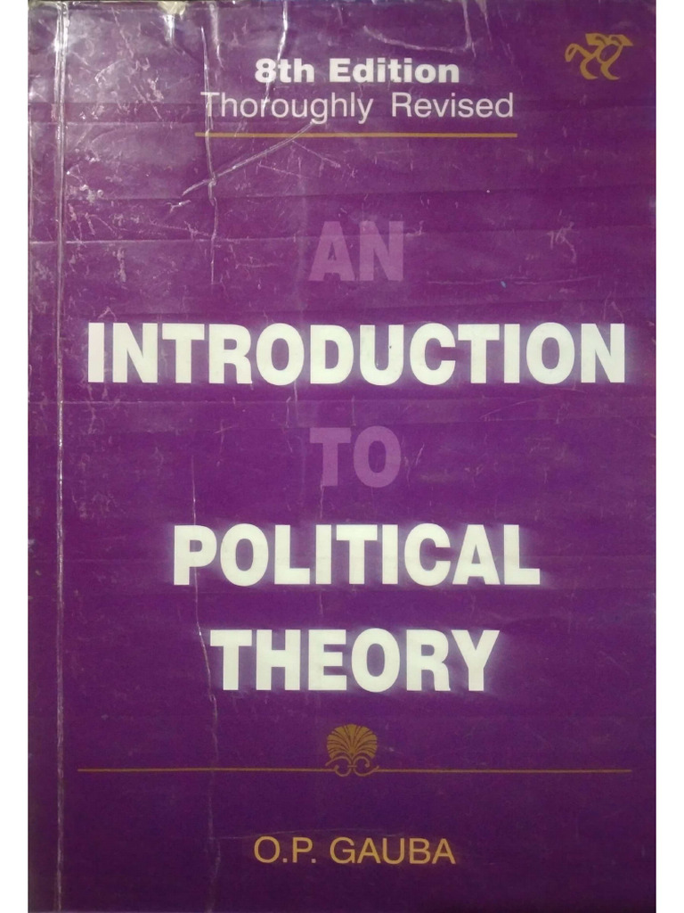 Political Theory Books All | PDF