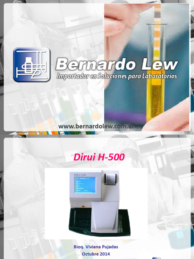 Capacitación Dirui H-500 | PDF