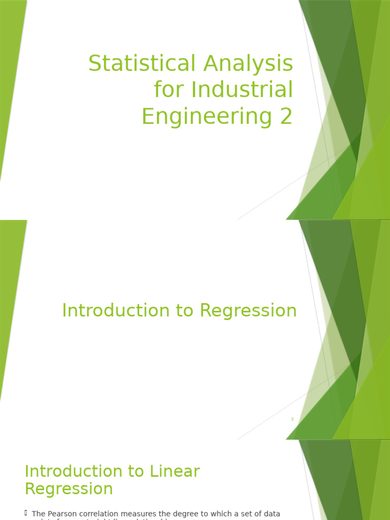 Statistical Analysis For Industrial Engineering 2-PRELIM Version 2 | PDF