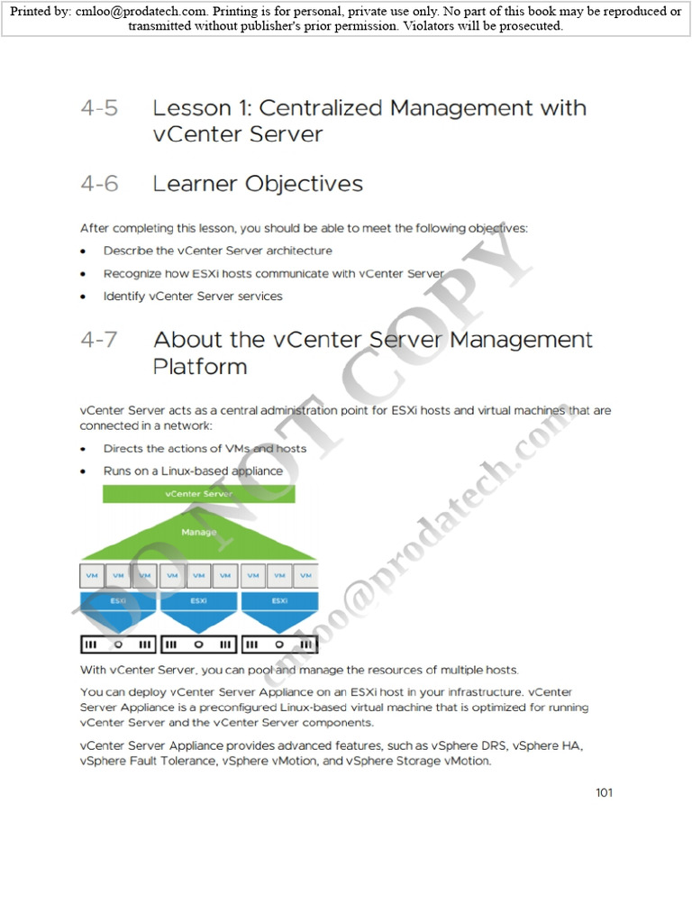 Evantage - VMware Vsphere - Install, Configure, Manage (V7) STUDENT ...