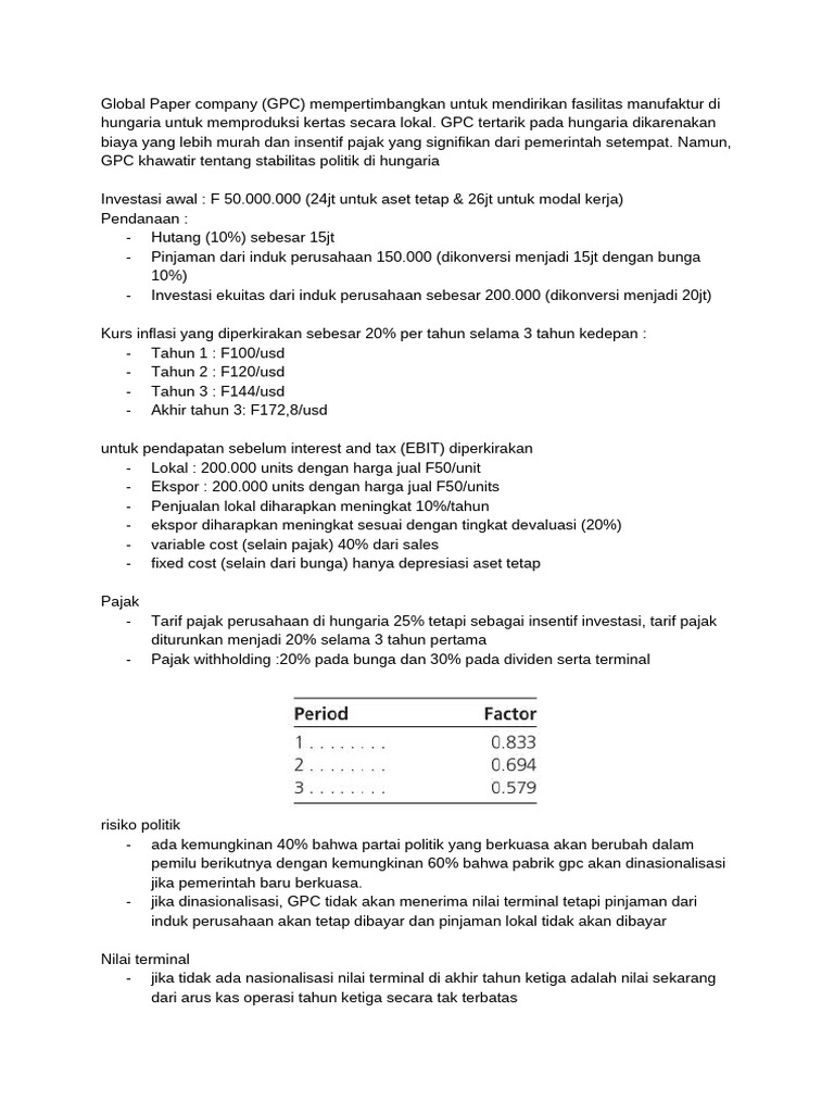 Analisa Kasus Akin | PDF