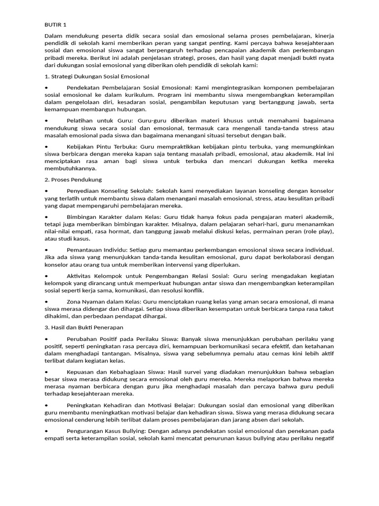 Deskripsi Kinerja Asesi | PDF