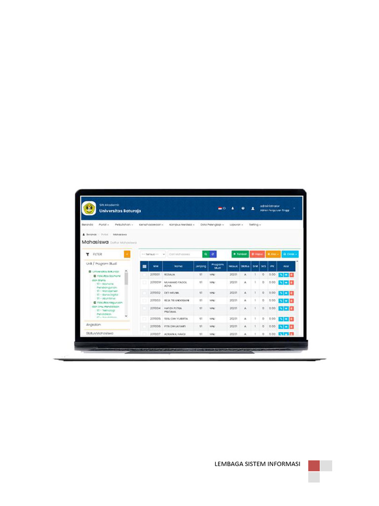 Modul KRS Online Mahasiswa 2023 | PDF