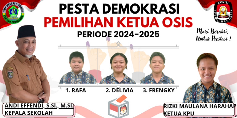 Spanduk Pemilihan Osis SMP 6 | PDF