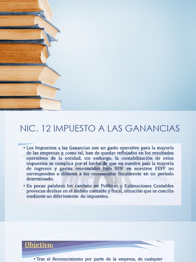 Nic 12 Impuestos A Las Ganancias | PDF