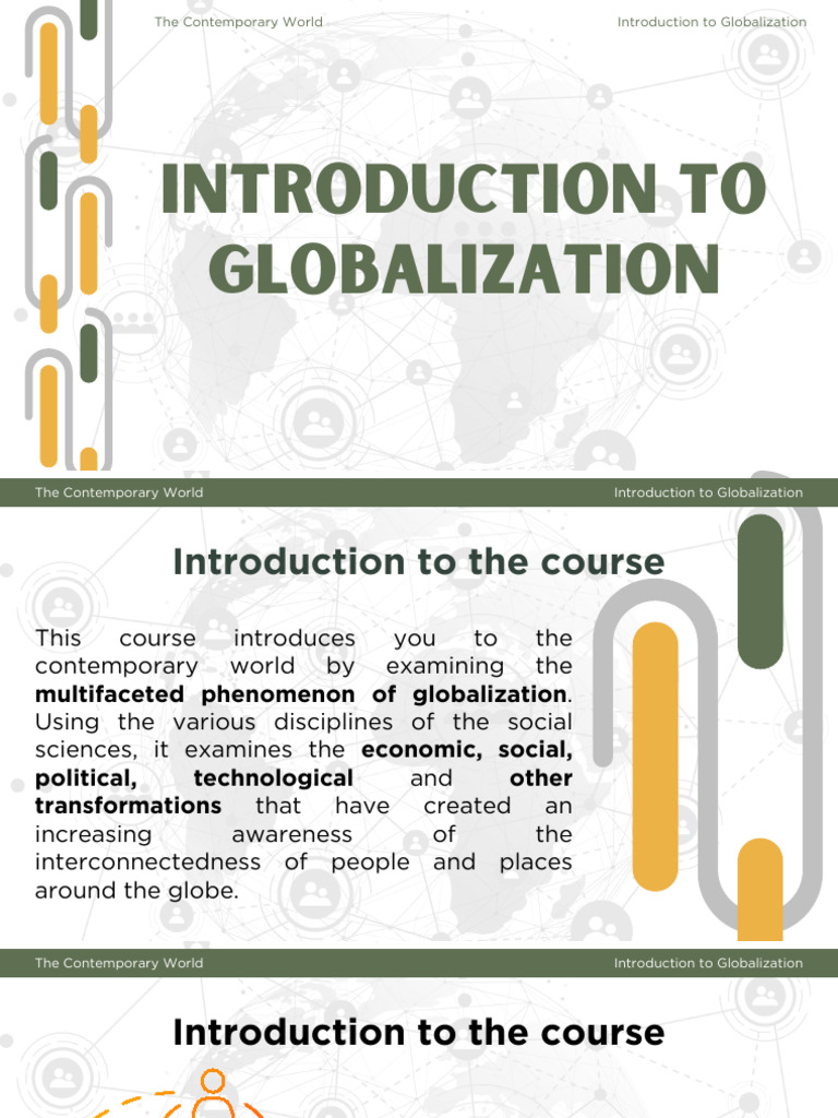 1-Introduction To Globalization | PDF