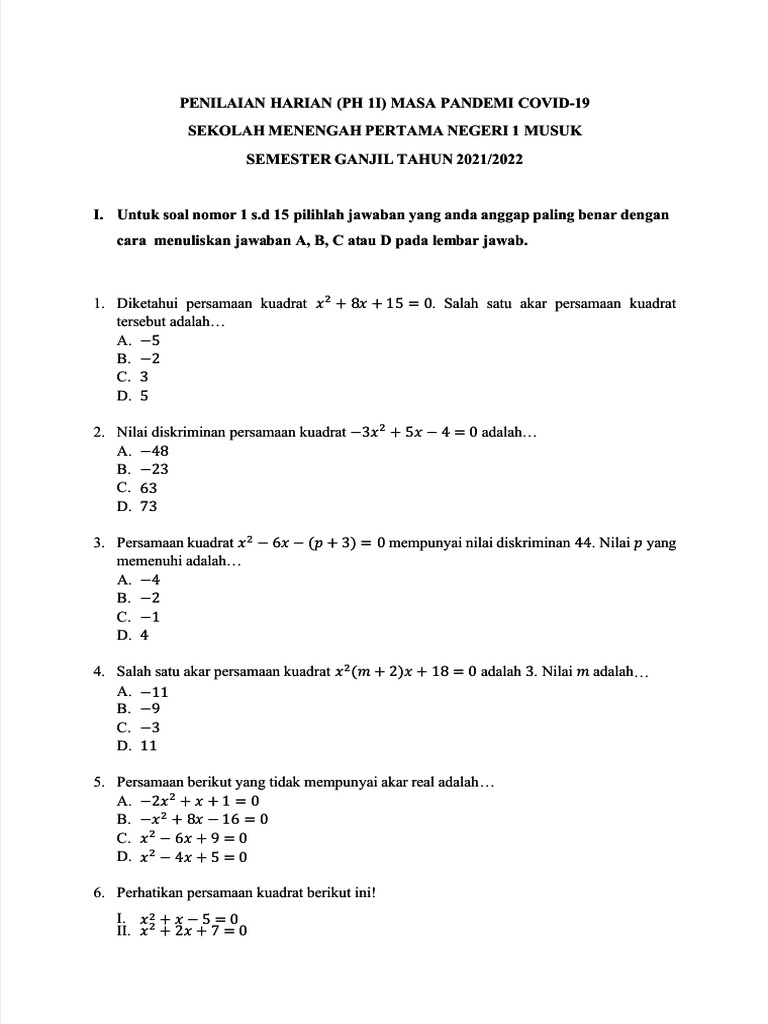 PDF PH Bab 2 Kelas 9 - Compress | PDF