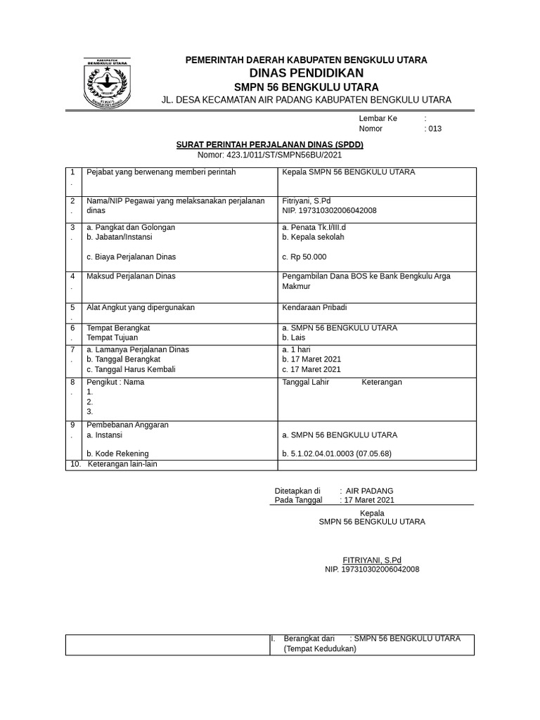 SP Perjadin 2021 | PDF
