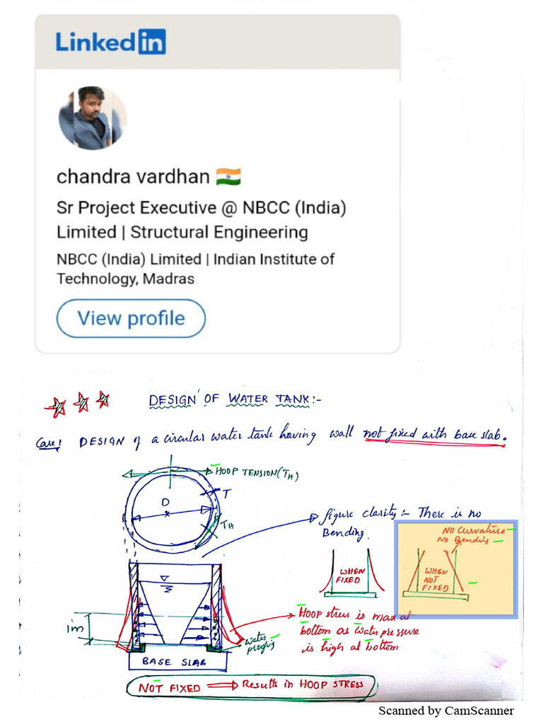 RCC Tanks Design | PDF