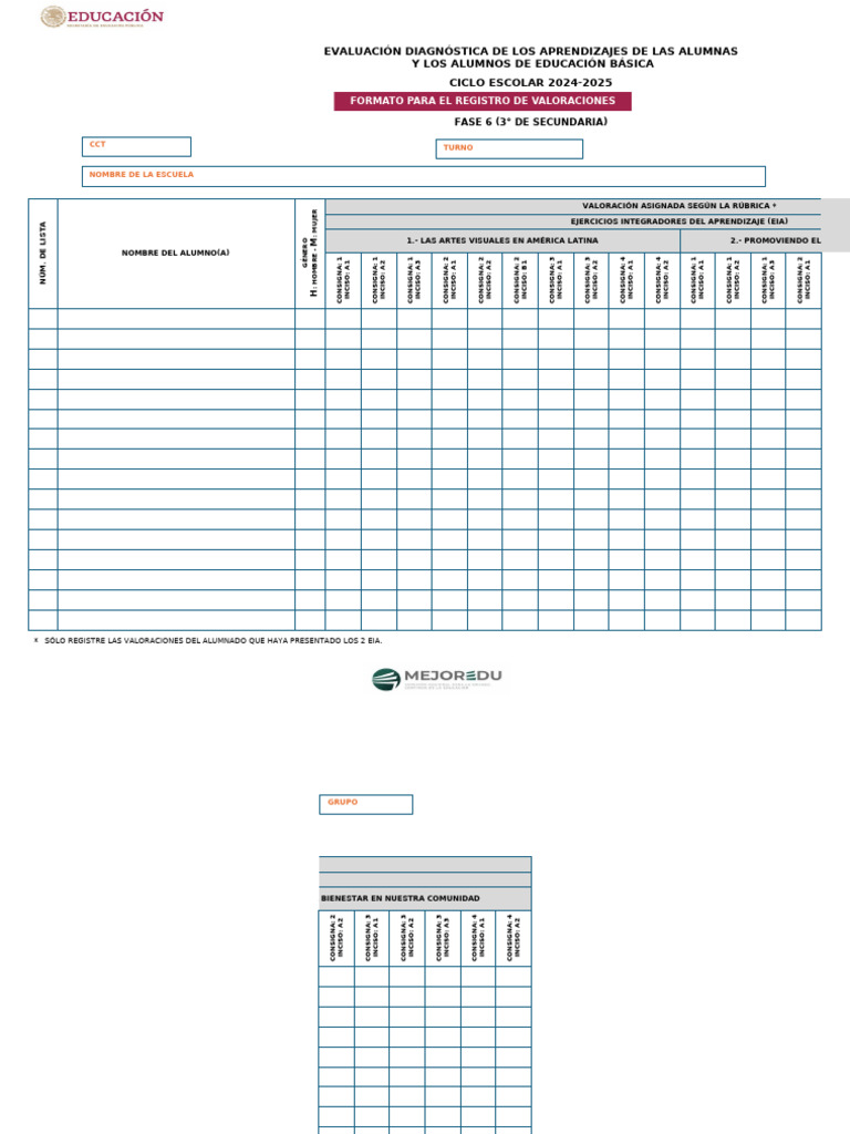2024 ED FormatoValoracion F6-3 | PDF