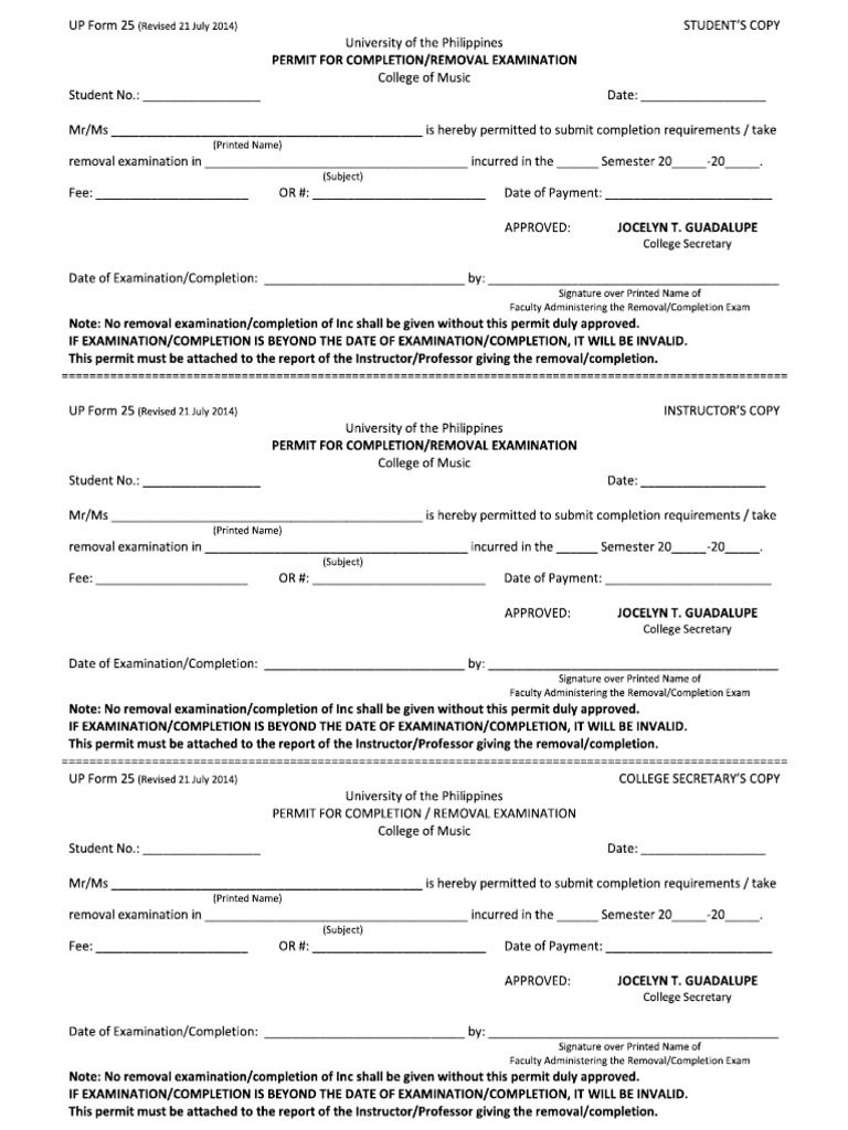 Removal Form | PDF