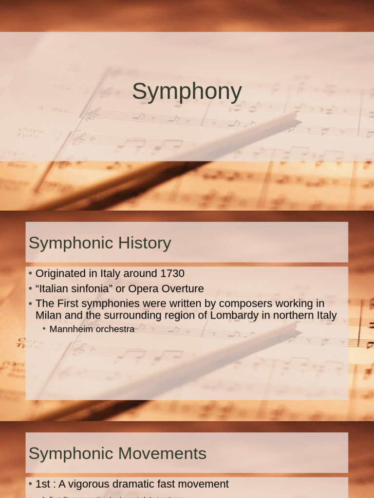 Symphony | PDF