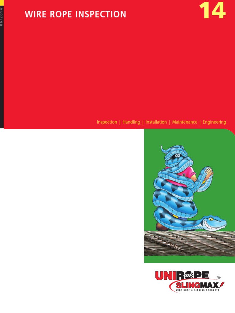 2014 Wire Rope Inspection | PDF