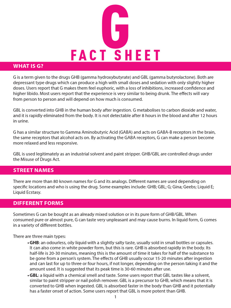 G Campaign Fact Sheet Eng | PDF