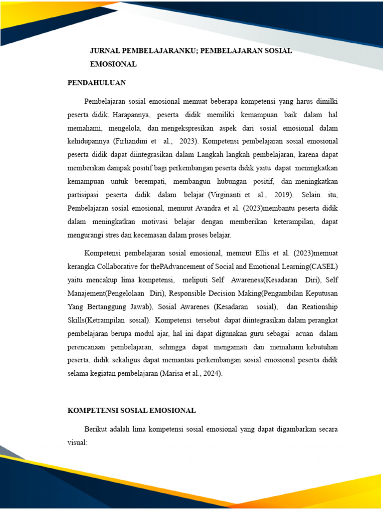 Jurnal Pembelajaran Pse | PDF