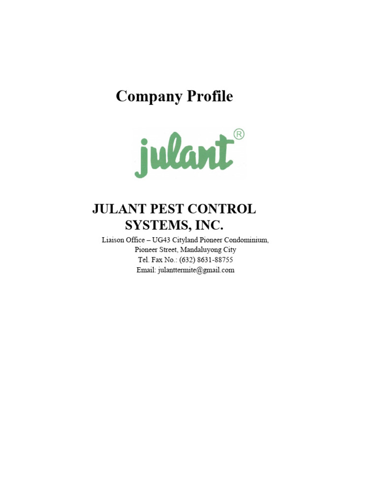 Julant Company Profile 2024 | PDF