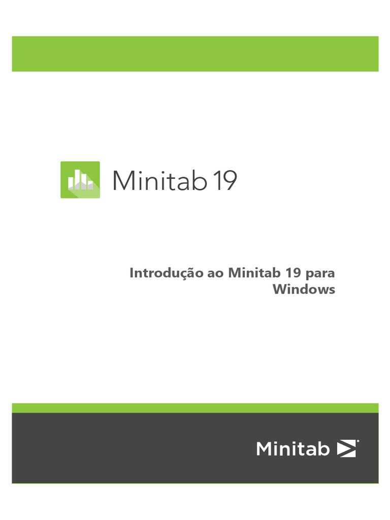 Introdução Ao Minitab 19 para Windows | PDF