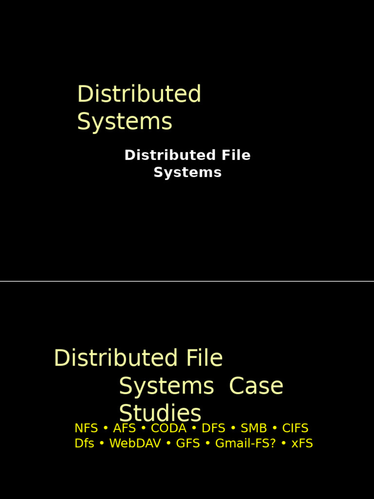 DC File System & Case Study | PDF