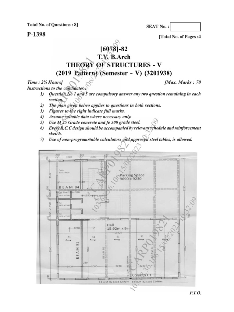 QP TOS-V 15 June 2023 | PDF