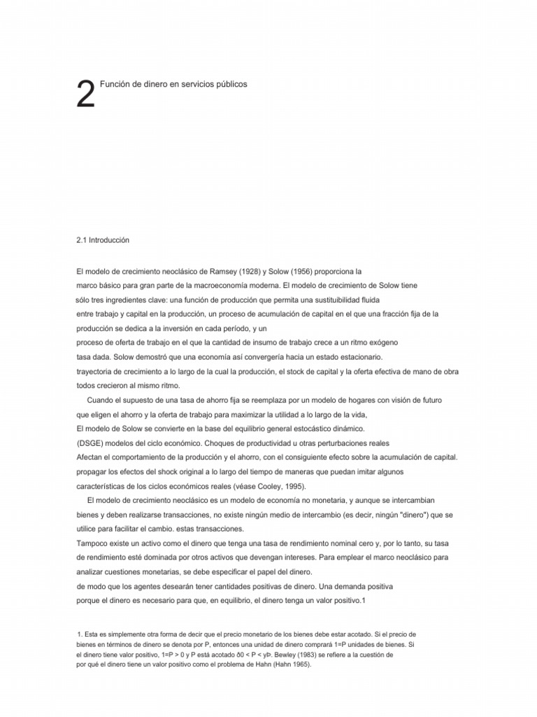 PC1 Teoría Monetaria Español | PDF