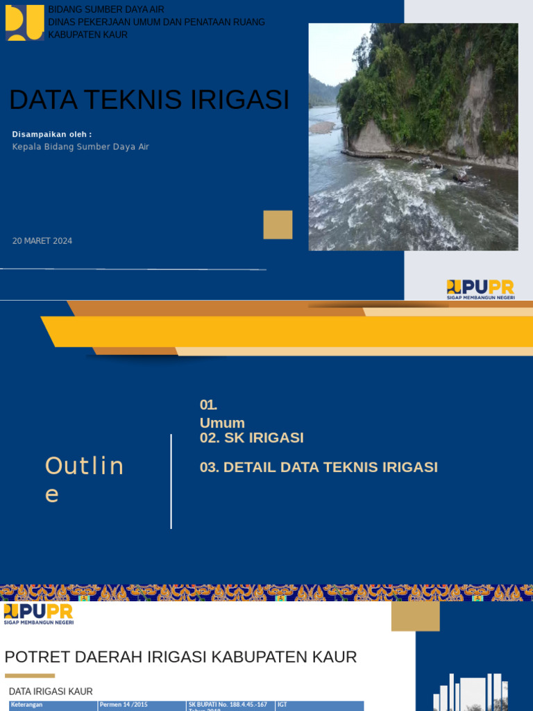 Paparan Sosialisasi ePAKSI - Kabid Pelaksanaan SDA | PDF