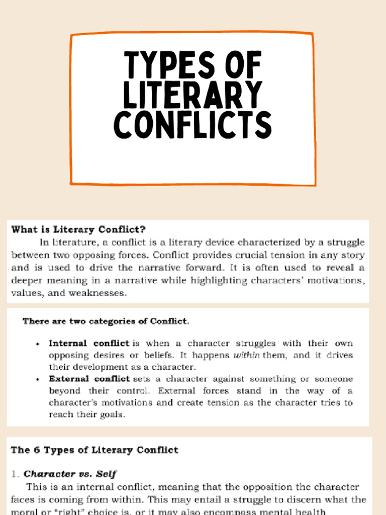 Types-of-Literary-conflicts 20240414 211804 0000 | PDF