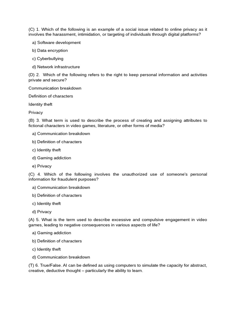 Comscie Group 1 Quiz | PDF