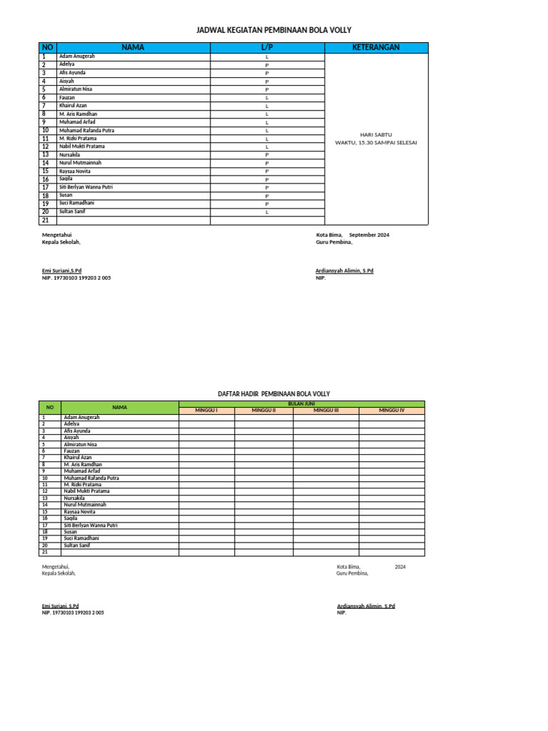 LAPORAN SEPAK BOLA 2025 | PDF