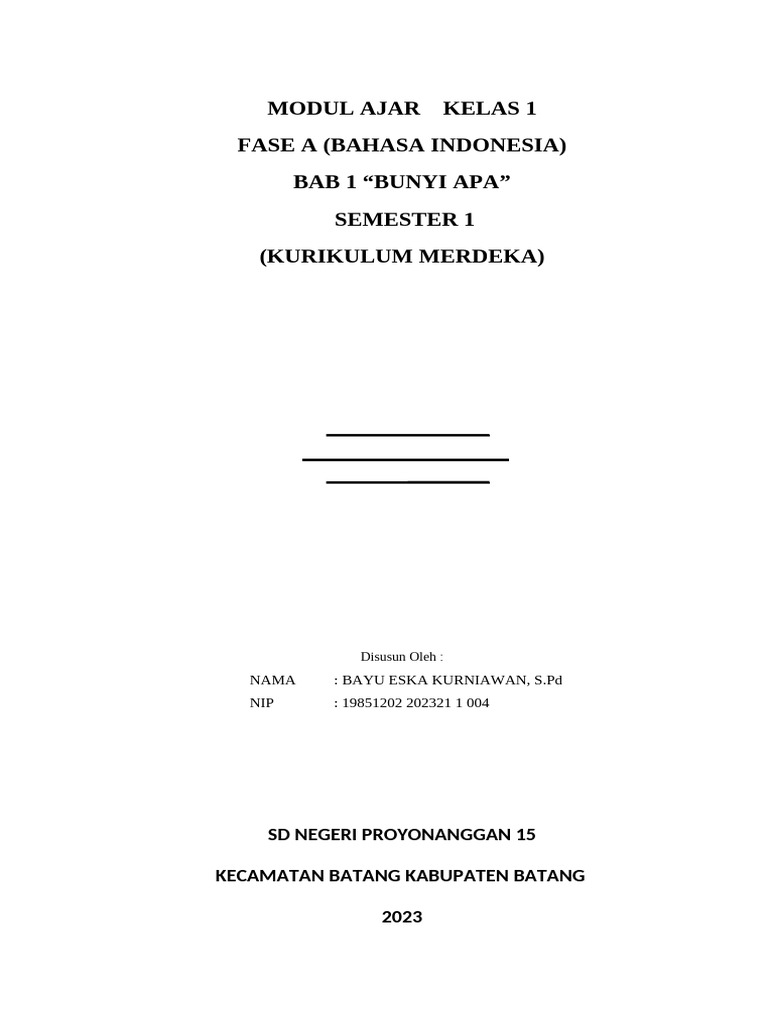 Modul Ajar Bab 1 PRINT 2X + COVER | PDF
