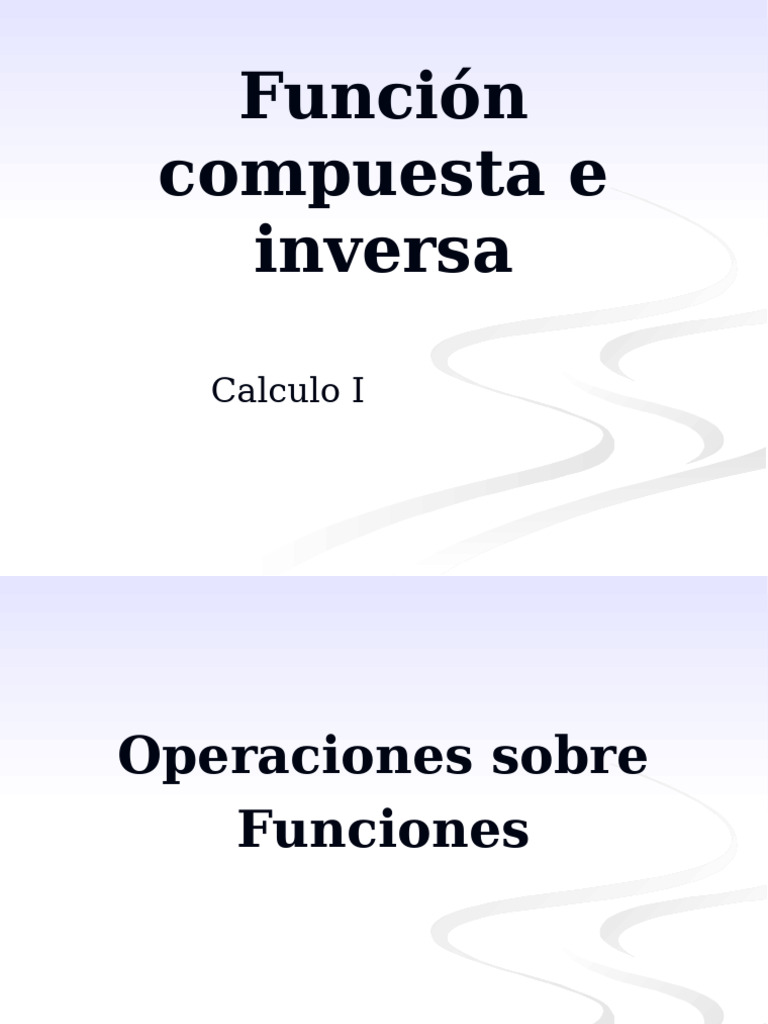 Funcion inversa | PDF