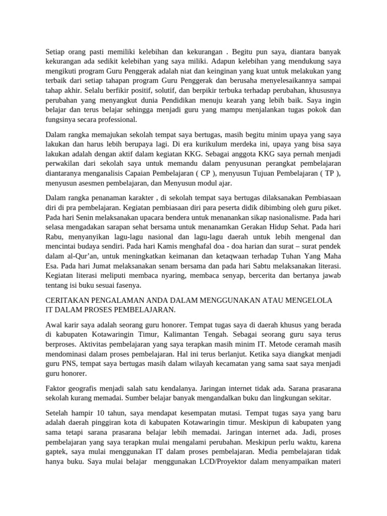 Jawaban Esai CGP | PDF