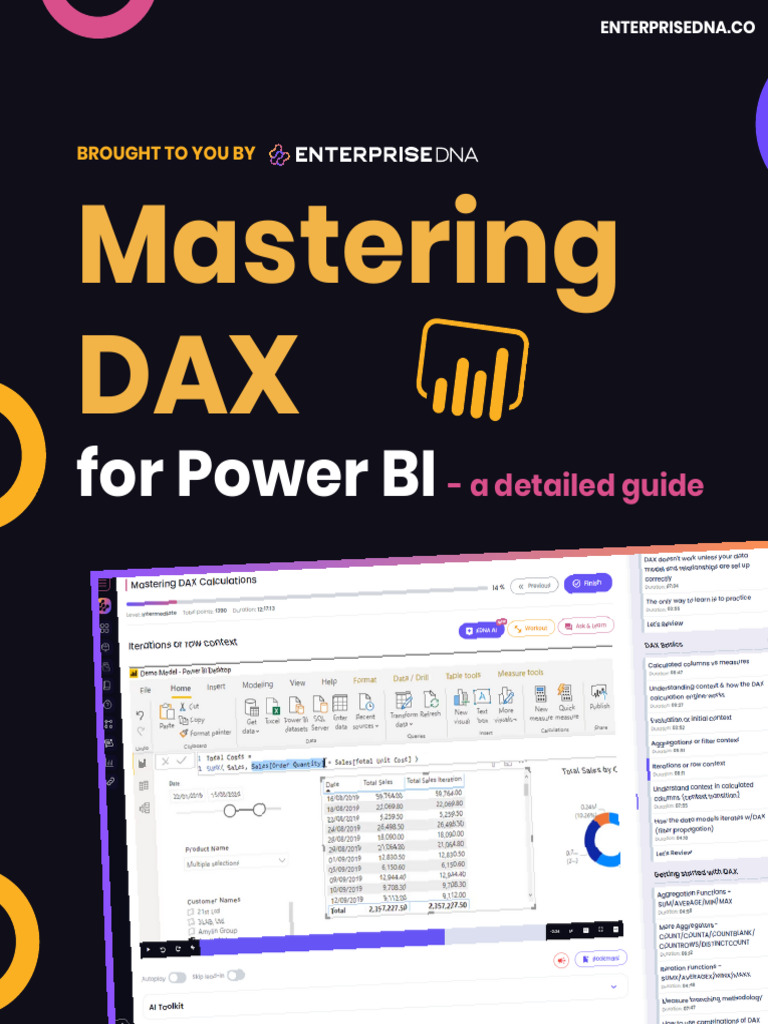 Learn How To Master DAX in Power BI 1719150081 | PDF